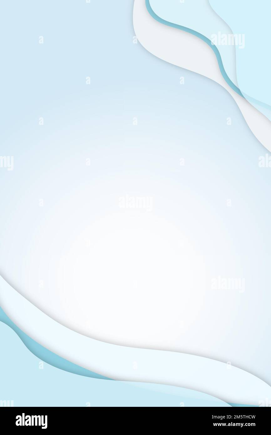 Blue curve frame template vector Stock Vector Image & Art - Alamy