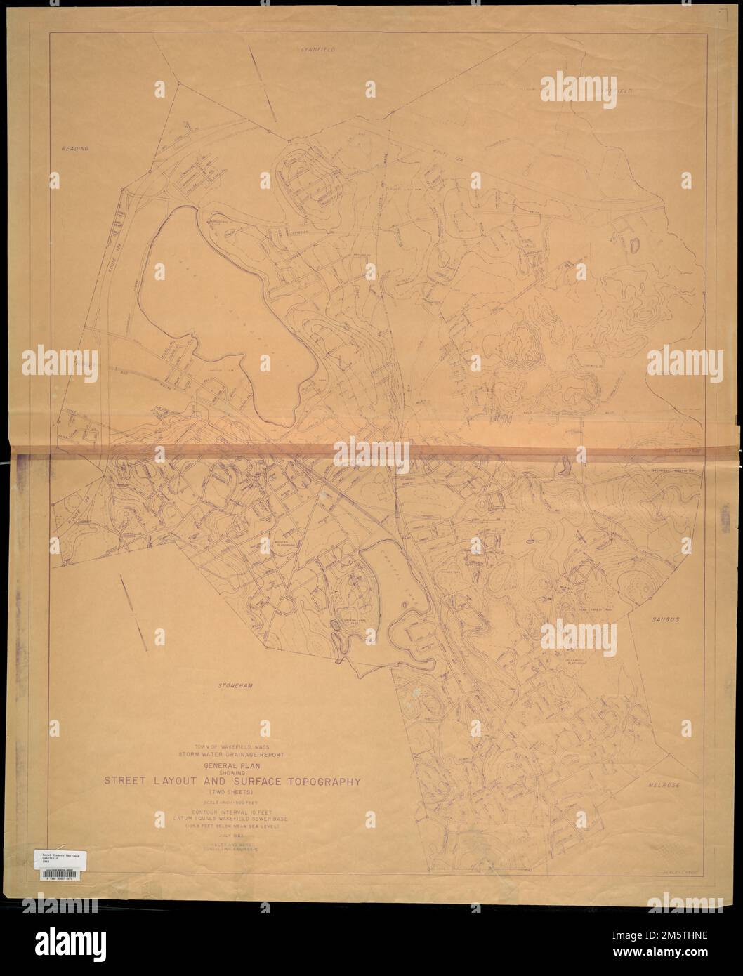 Town of Wakefield Mass. stormwater drainage report : general plan ...