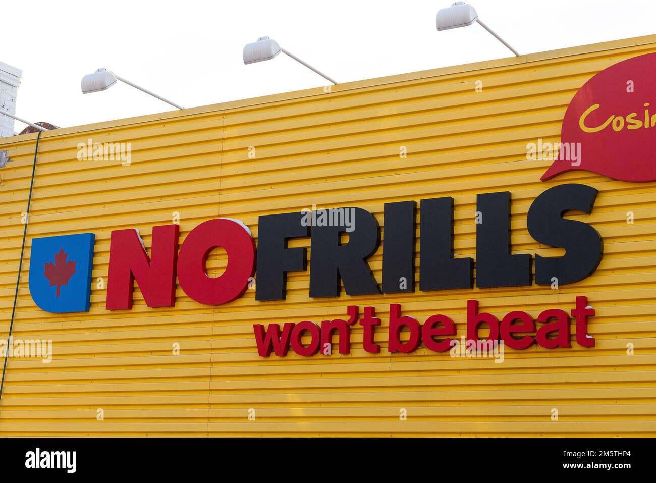 Toronto, ON, Canada - December 19, 2022: No Frills is a Canadian chain ...