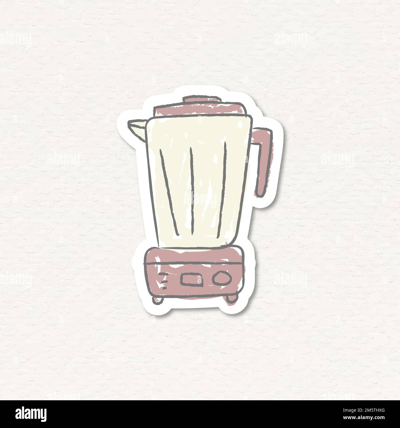 Doodle kitchen blender sticker vector Stock Vector Image & Art - Alamy