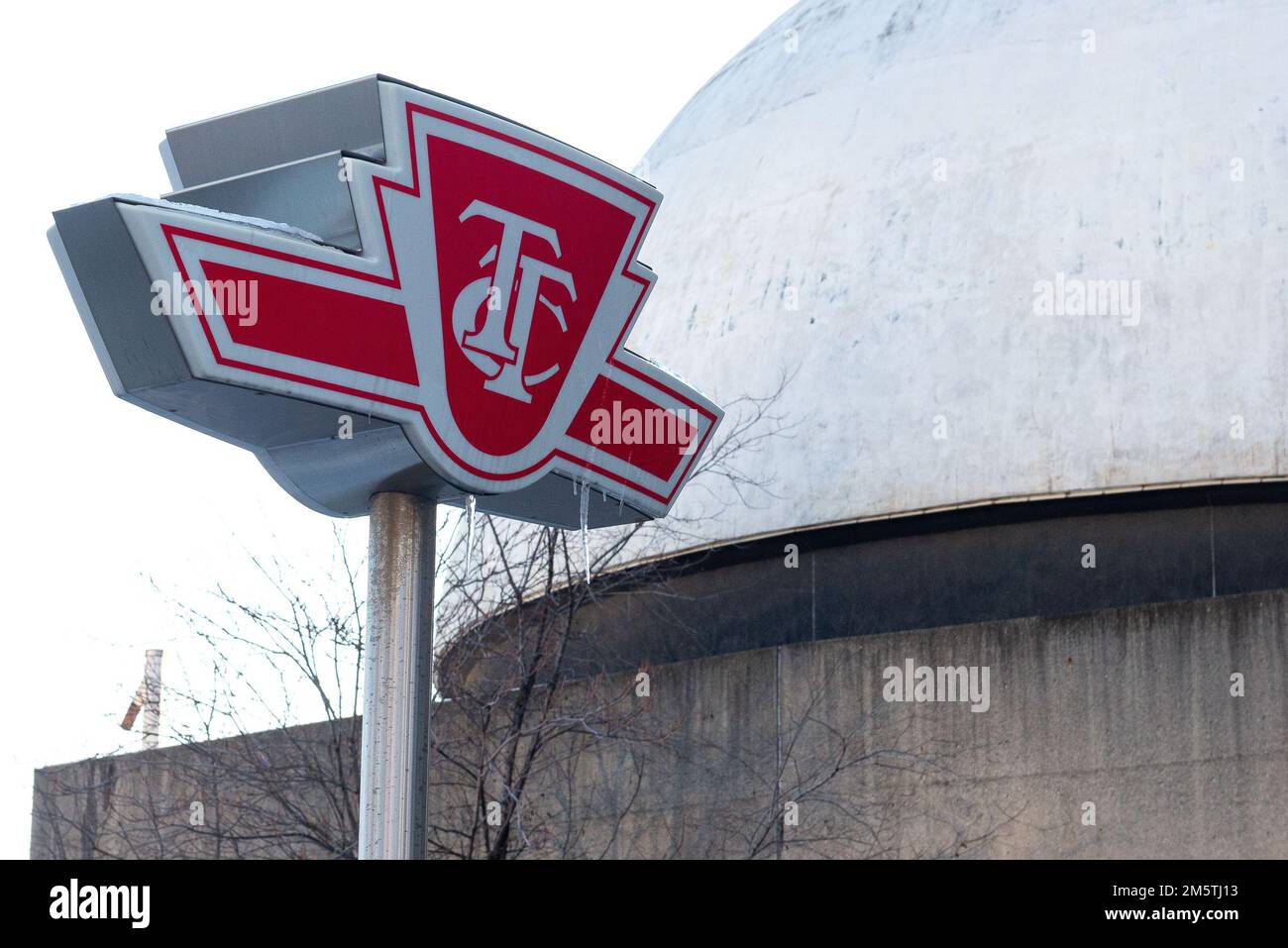 Toronto, ON, Canada – December 17, 2022: The sign of the Toronto ...
