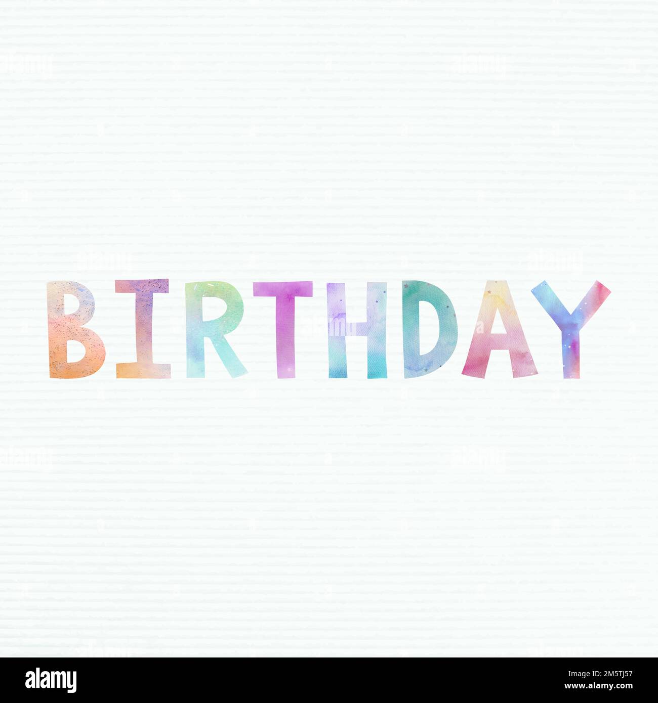 Happy birthday word typography vector Stock Vector Image & Art - Alamy