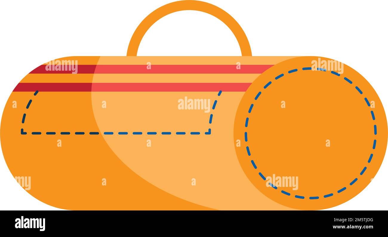 yellow hand luggage travel icon Stock Vector Image & Art - Alamy