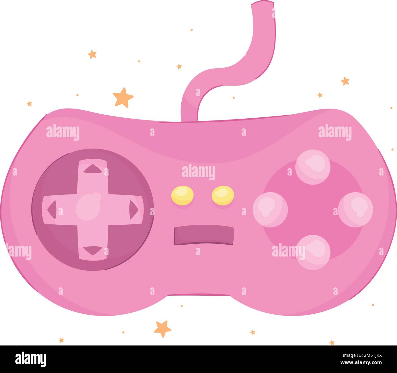 pink video game control icon Stock Vector Image & Art - Alamy