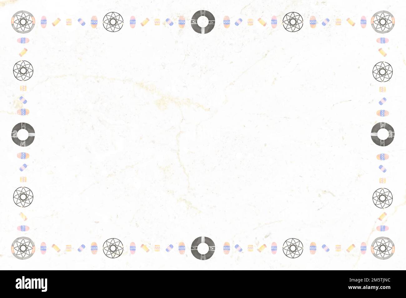 Rectangular Bohemian style border vector frame Stock Vector Image & Art ...