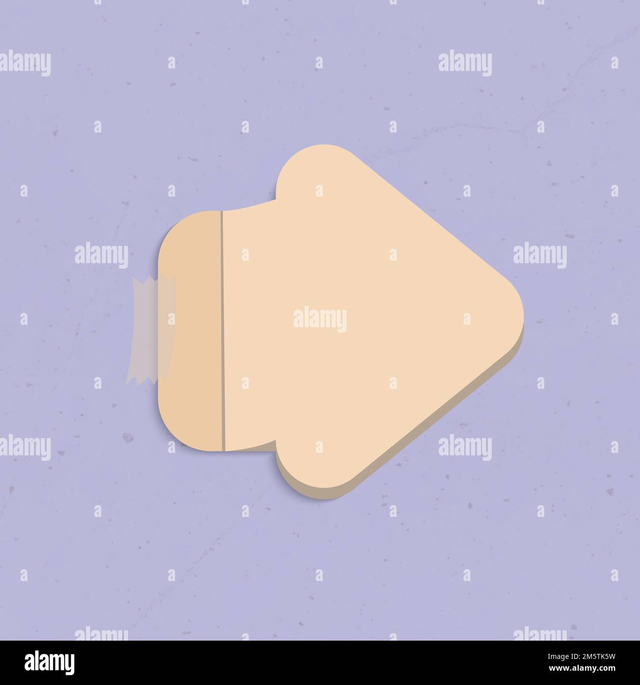 Arrow shaped paper Stock Vector Images - Alamy