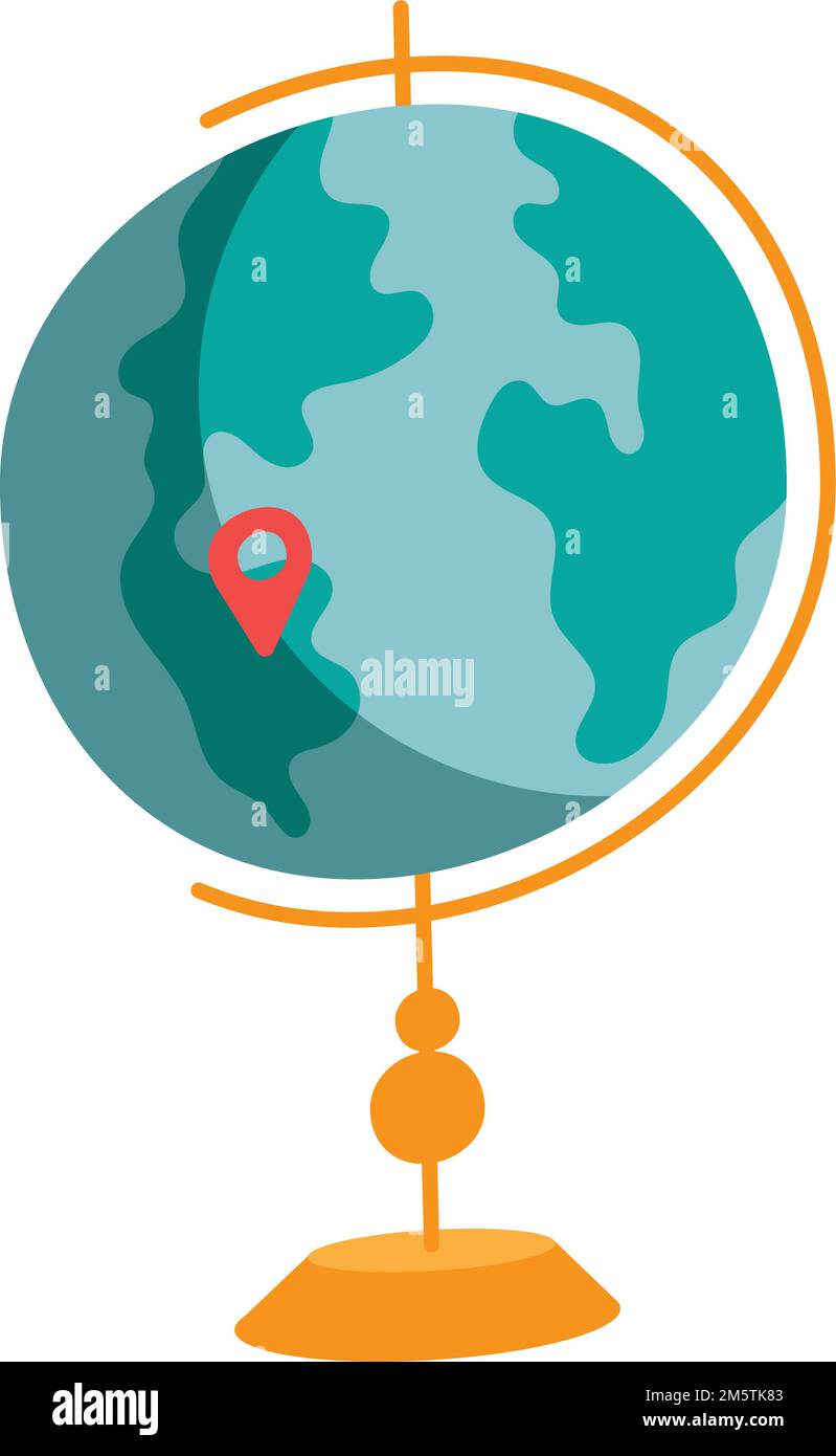 pin location in earth map icon Stock Vector Image & Art - Alamy