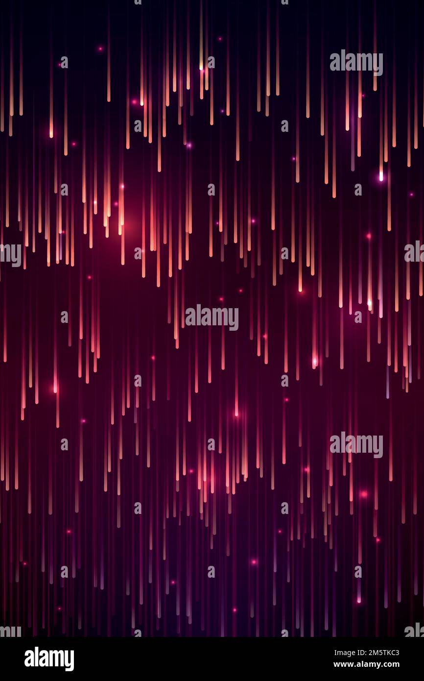Red neon meteor background design vector Stock Vector Image & Art - Alamy