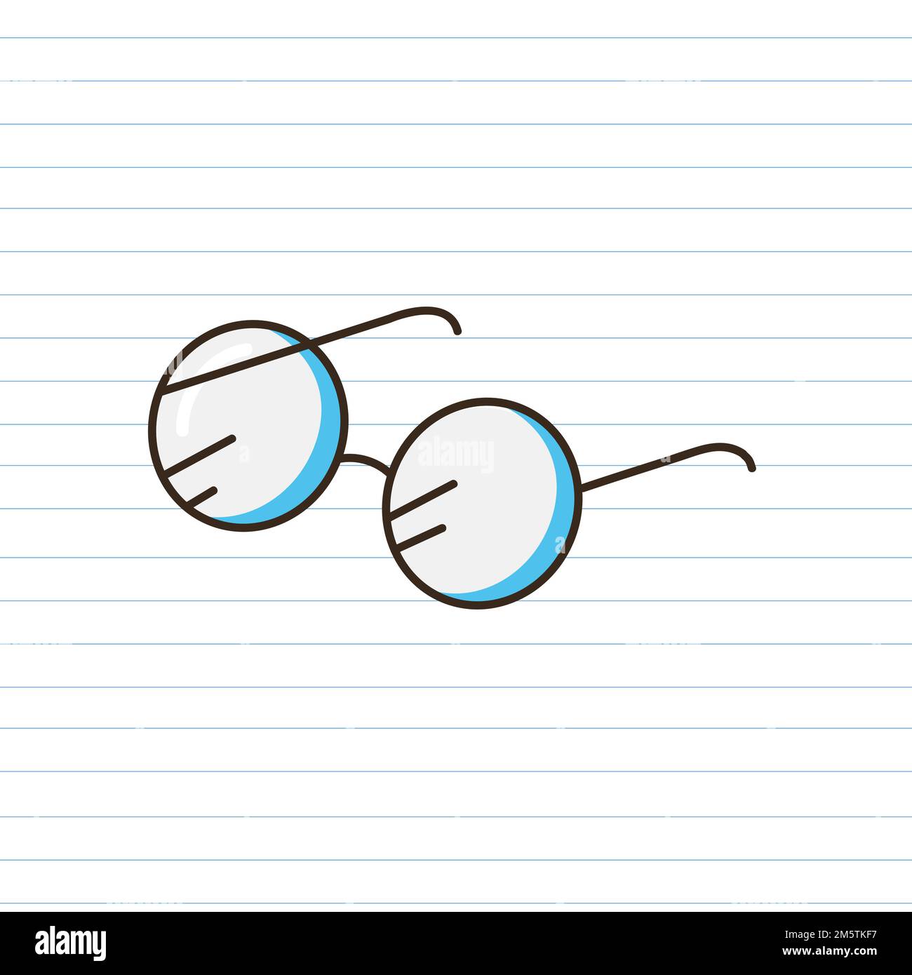 School eyesight glasses design vector Stock Vector Image & Art - Alamy