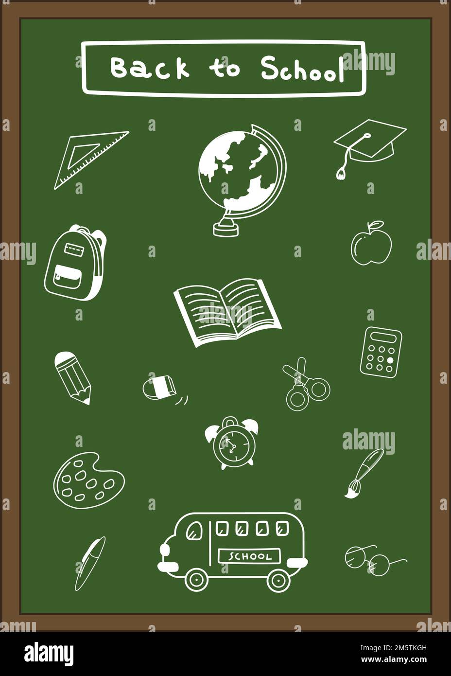 Back to school stationery vector Stock Vector Image & Art - Alamy