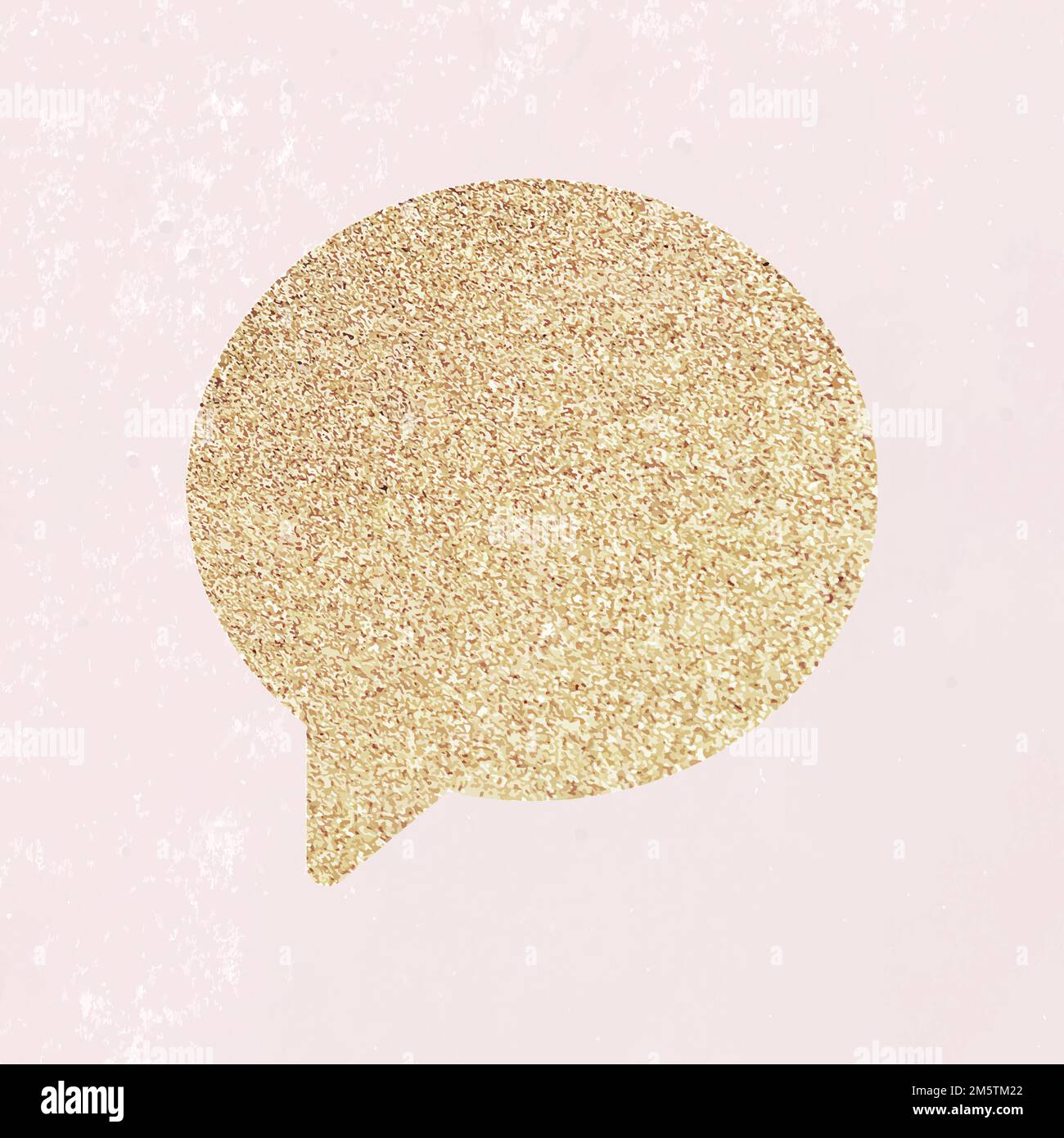 Glitter speech bubble vector Stock Vector Image & Art - Alamy