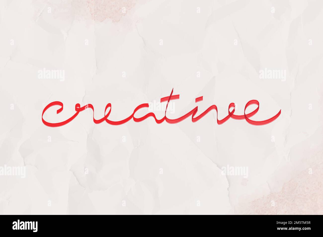 Creative calligraphy on a crushed paper vector Stock Vector Image & Art ...