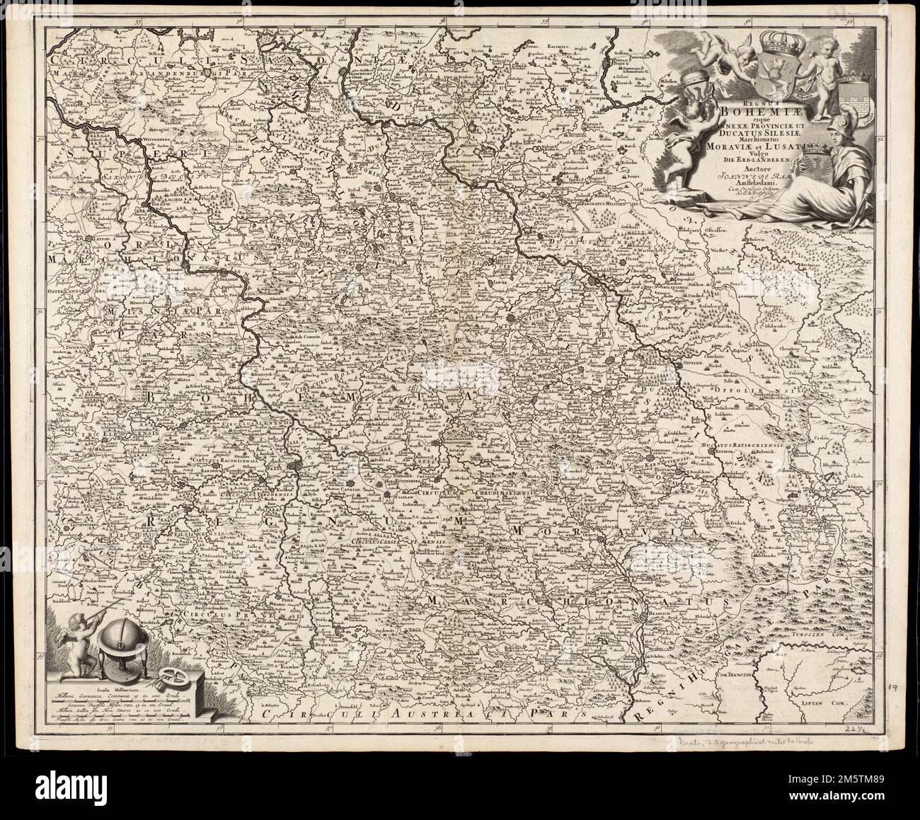 Map of the kingdom of bohemia hi-res stock photography and images - Alamy