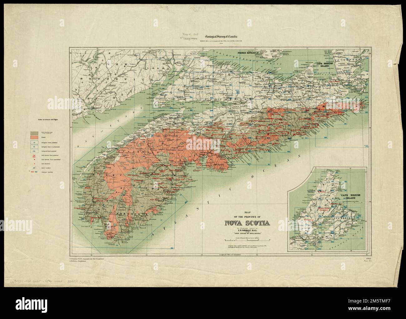 Map of the province of Nova Scotia to illustrate report by E.R ...