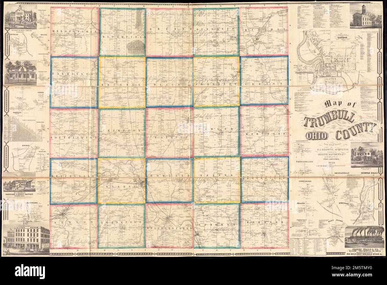Orangeville map hi-res stock photography and images - Alamy