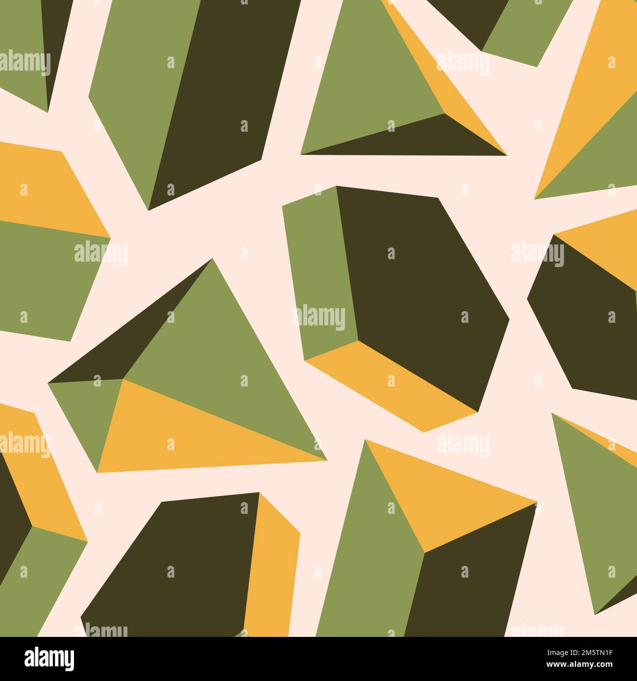 Retro green geometrical shape patterned background vector Stock Vector ...