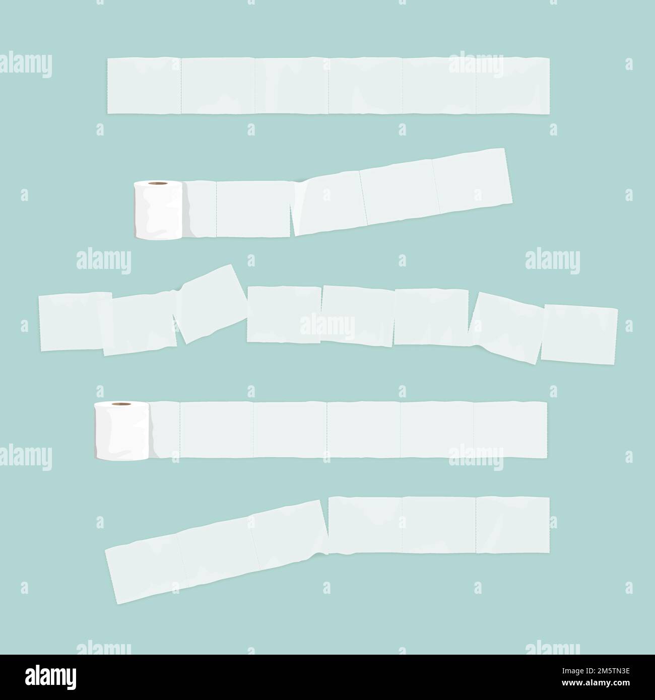 Toilet tissue roll banner elements set vector Stock Vector Image & Art ...