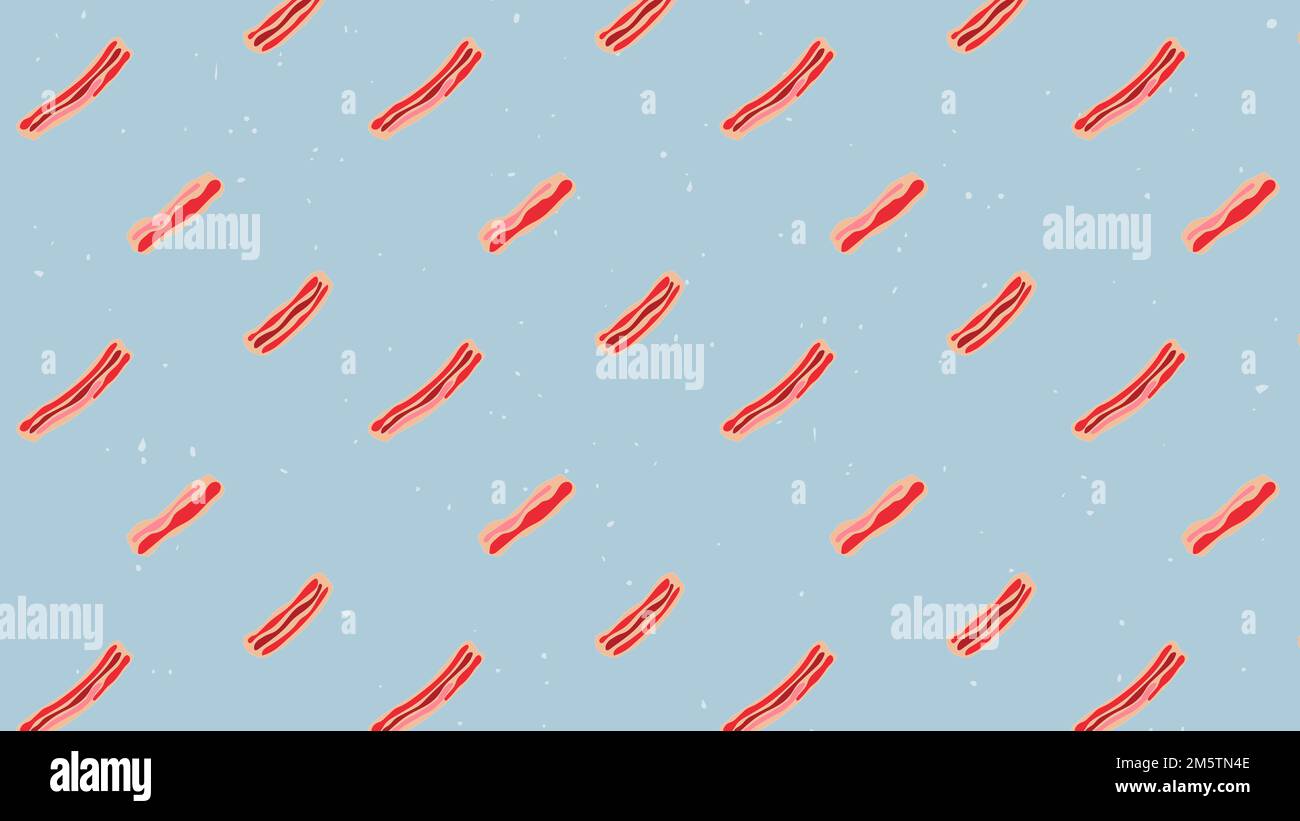 Vector bacon seamless pattern background Stock Vector Image & Art - Alamy
