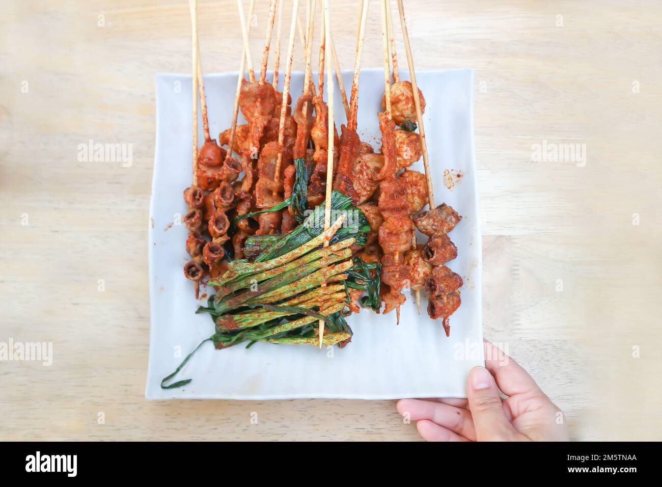 barbecued pork or grilled pork , grilled chitterlings or fried ...