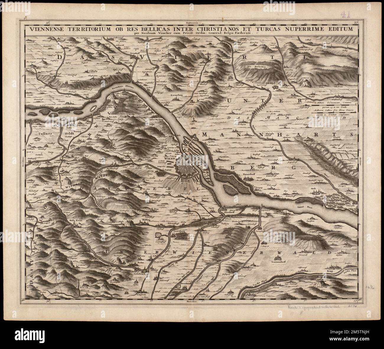 Viennense territorium ob res bellicas inter Christianos et Turcas ...