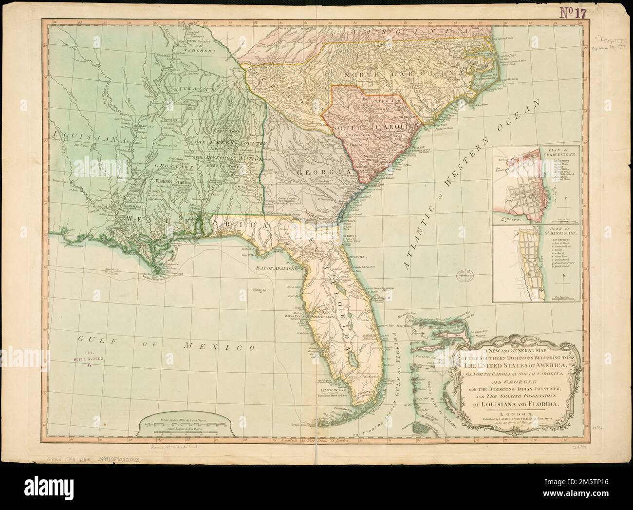 A new and general map of the Southern dominions belonging to the United ...
