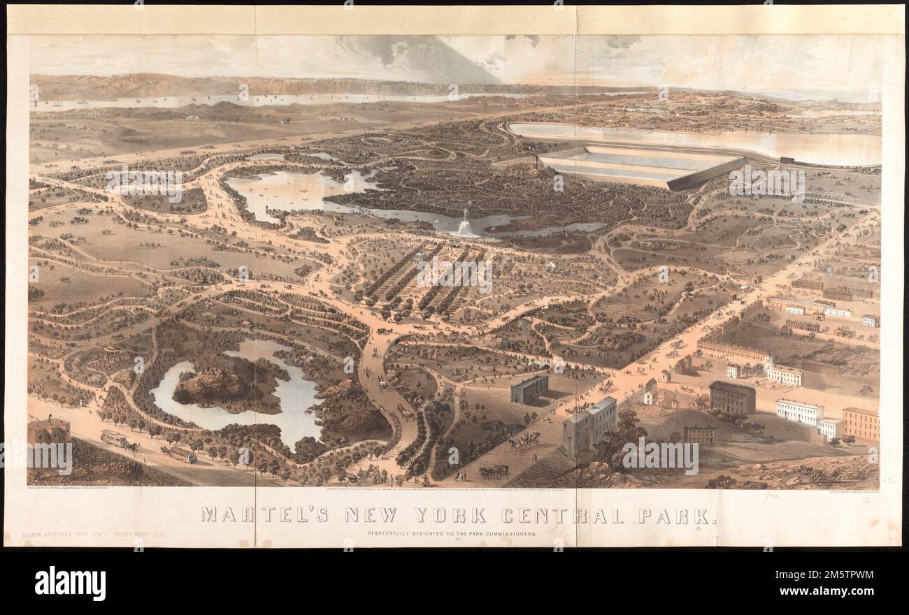 Martel's New York Central Park : respectfully dedicated to the park ...
