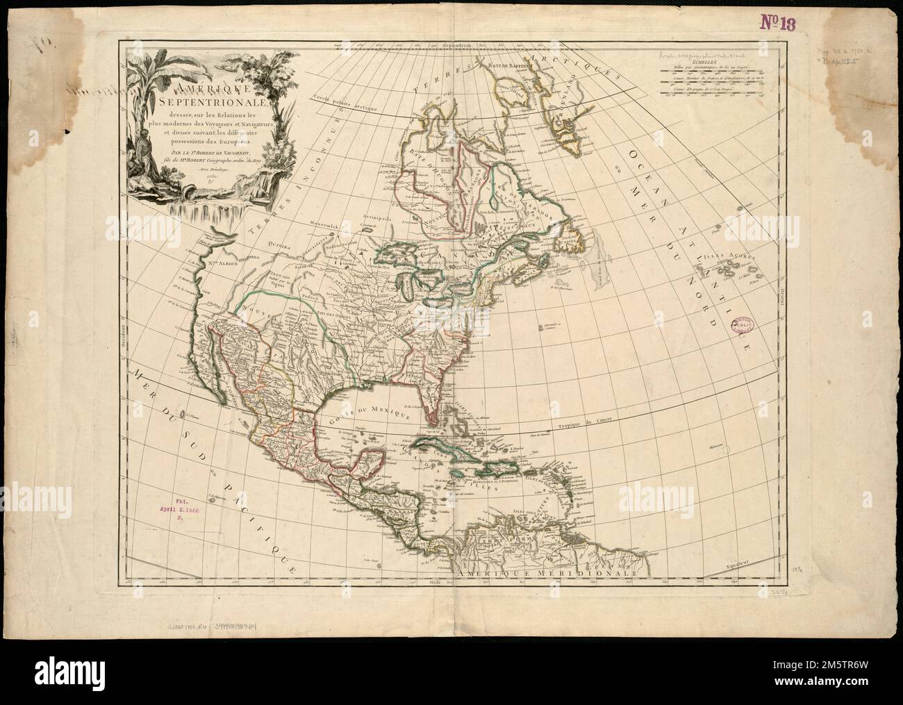 Amérique Septentrionale : dressée sur les relations les plus modernes ...