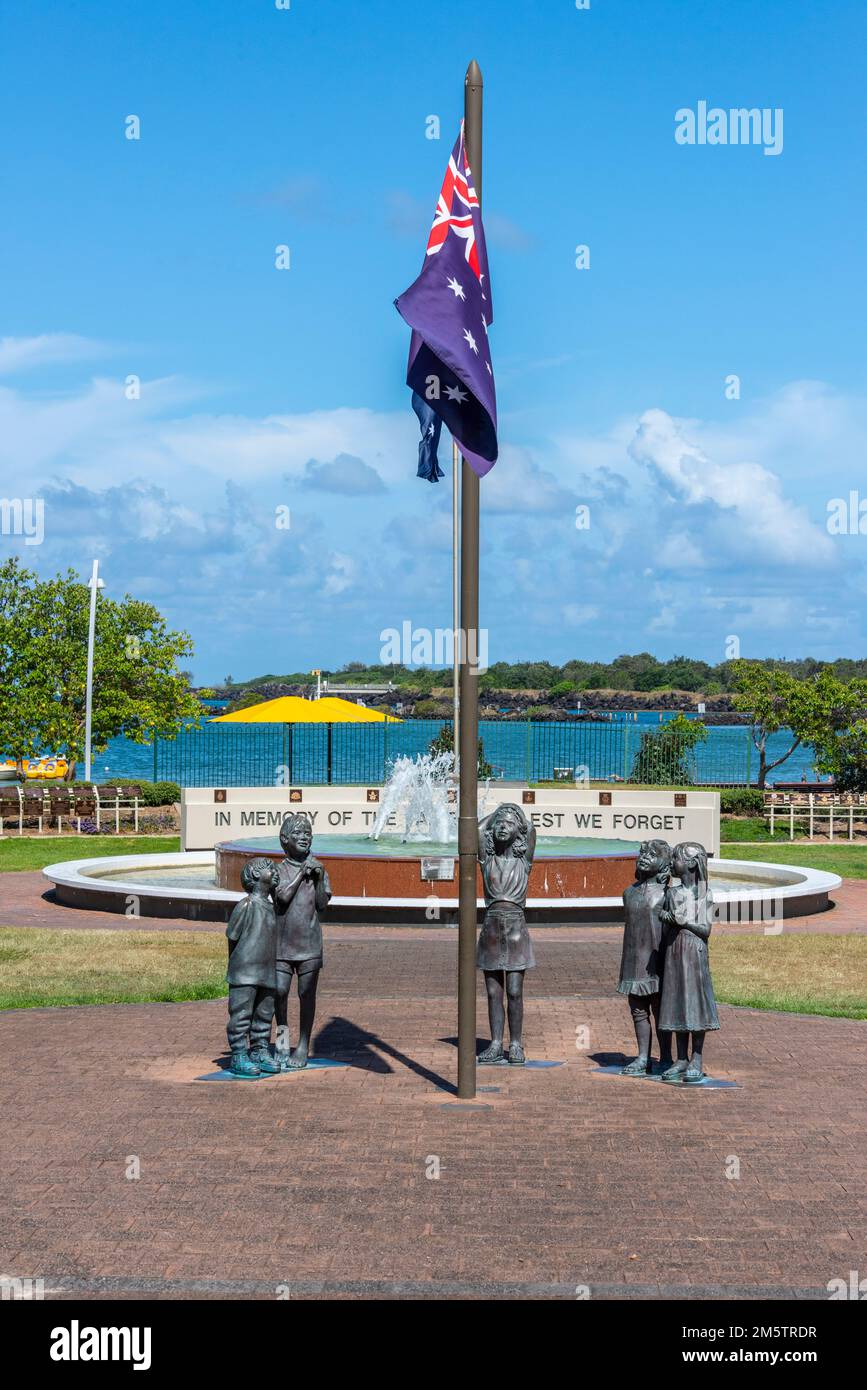 Tweed Heads War Memorial at Chris Cunningham Park, Tweed Heads, New ...