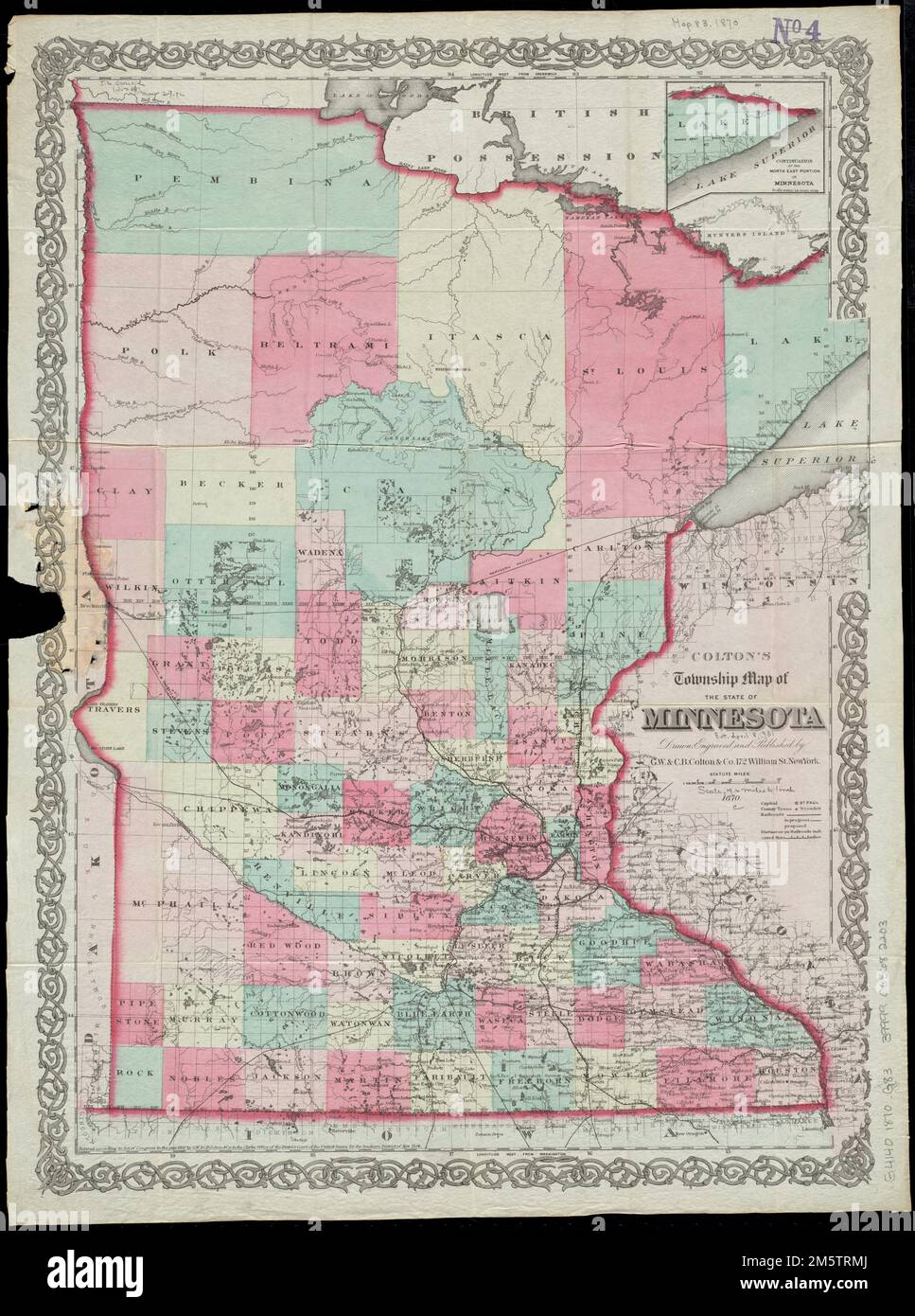 Minnesota County And Township Maps