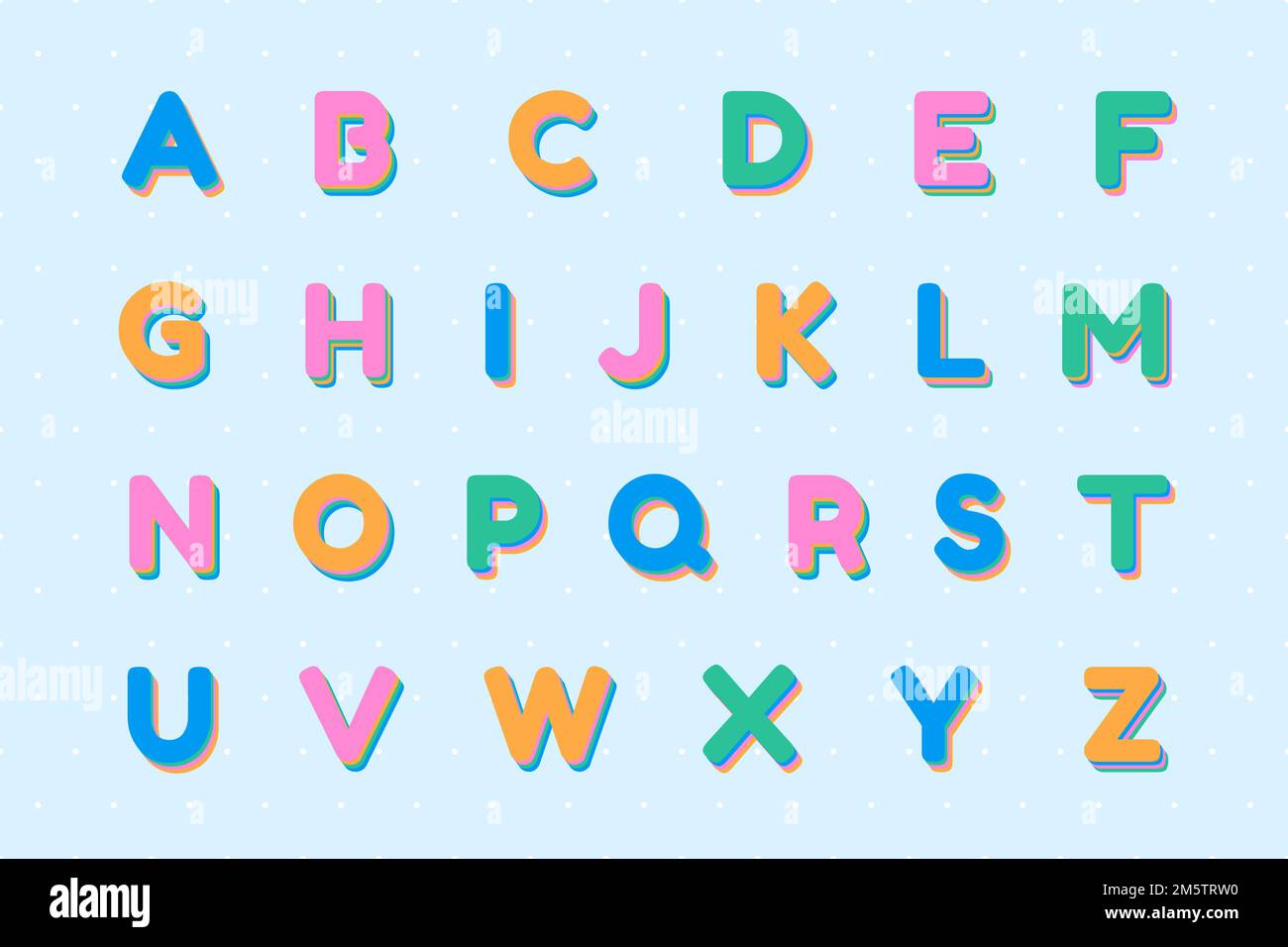 Vector capital letter set font Stock Vector Image & Art - Alamy