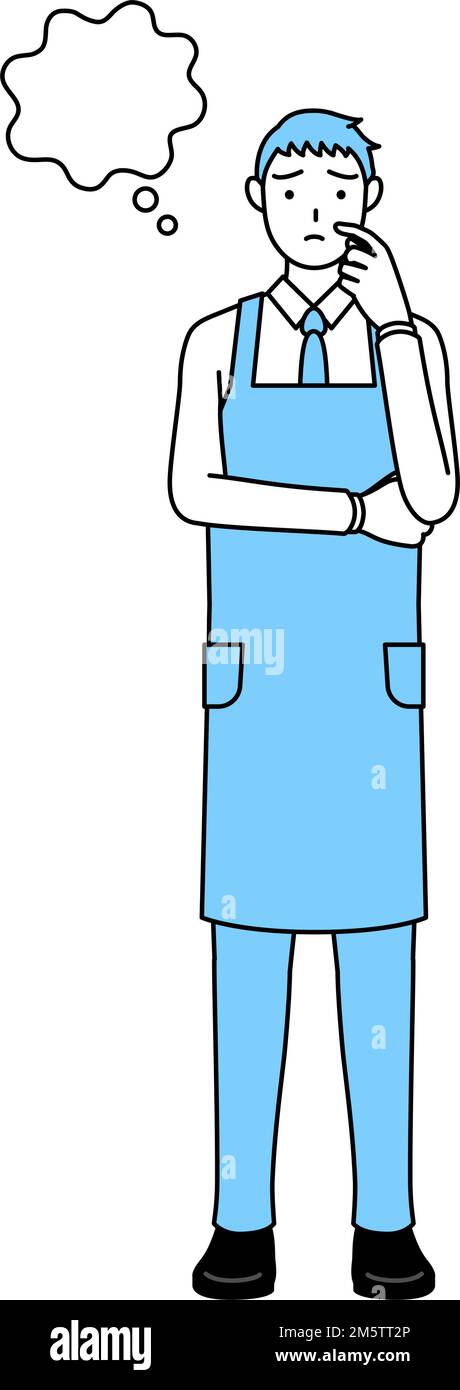 Man scratching face Cut Out Stock Images & Pictures - Alamy