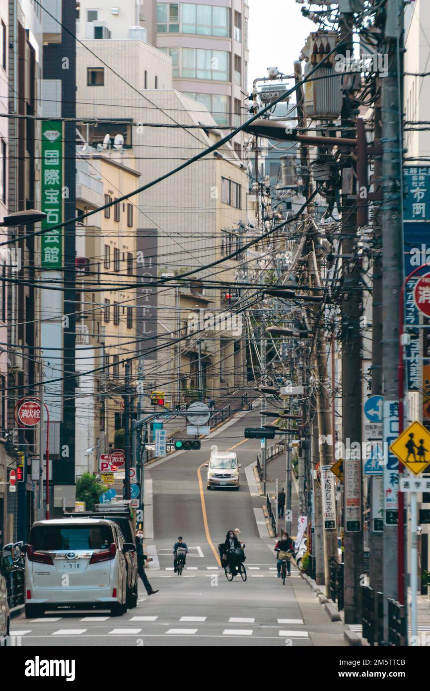 Downtown street of Tokyo Stock Photo - Alamy