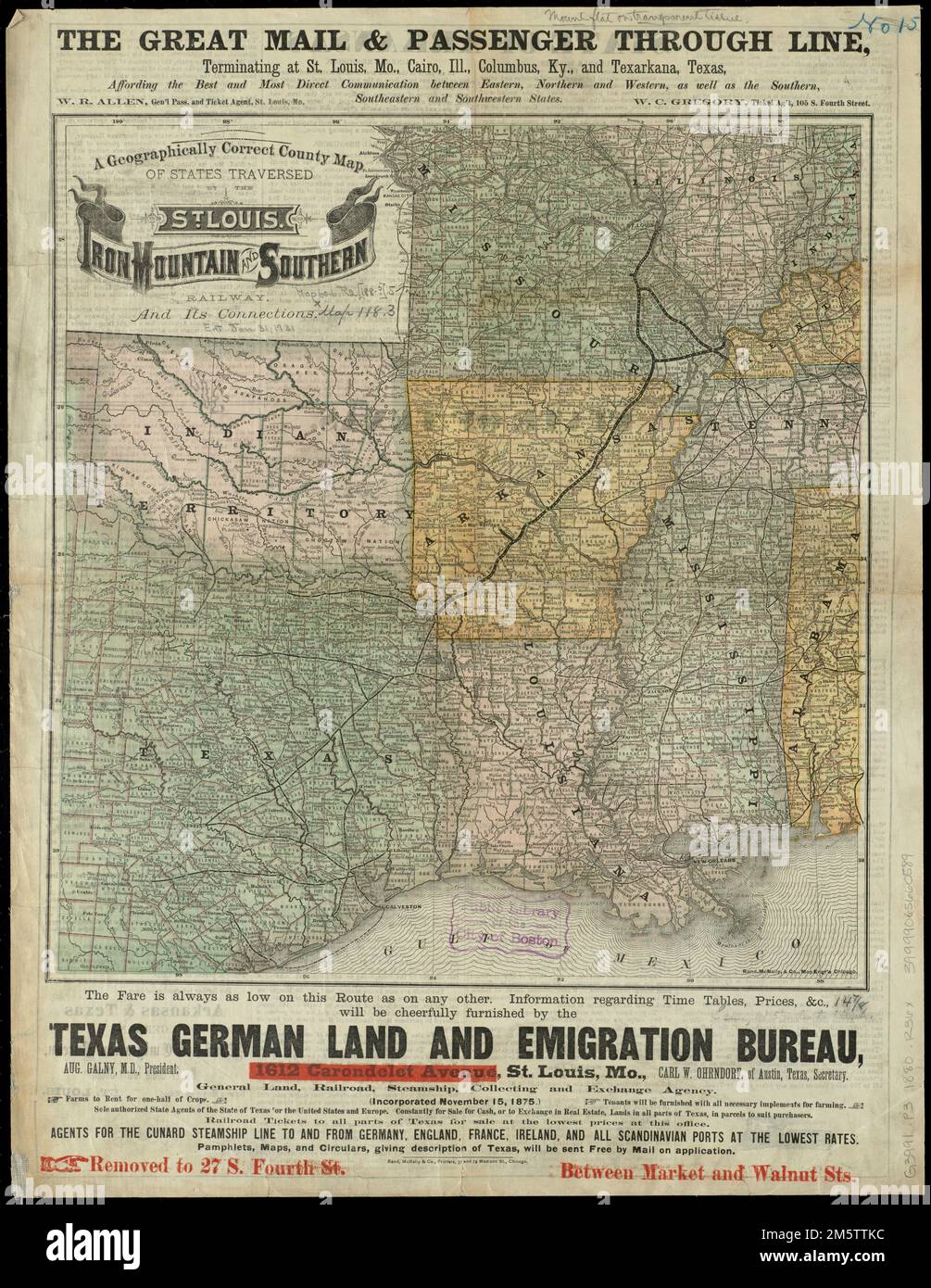 Texarkana on a map hi-res stock photography and images - Alamy