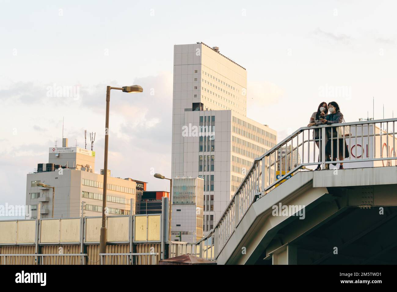Japanese people and the cityscape of Tokyo Stock Photo - Alamy