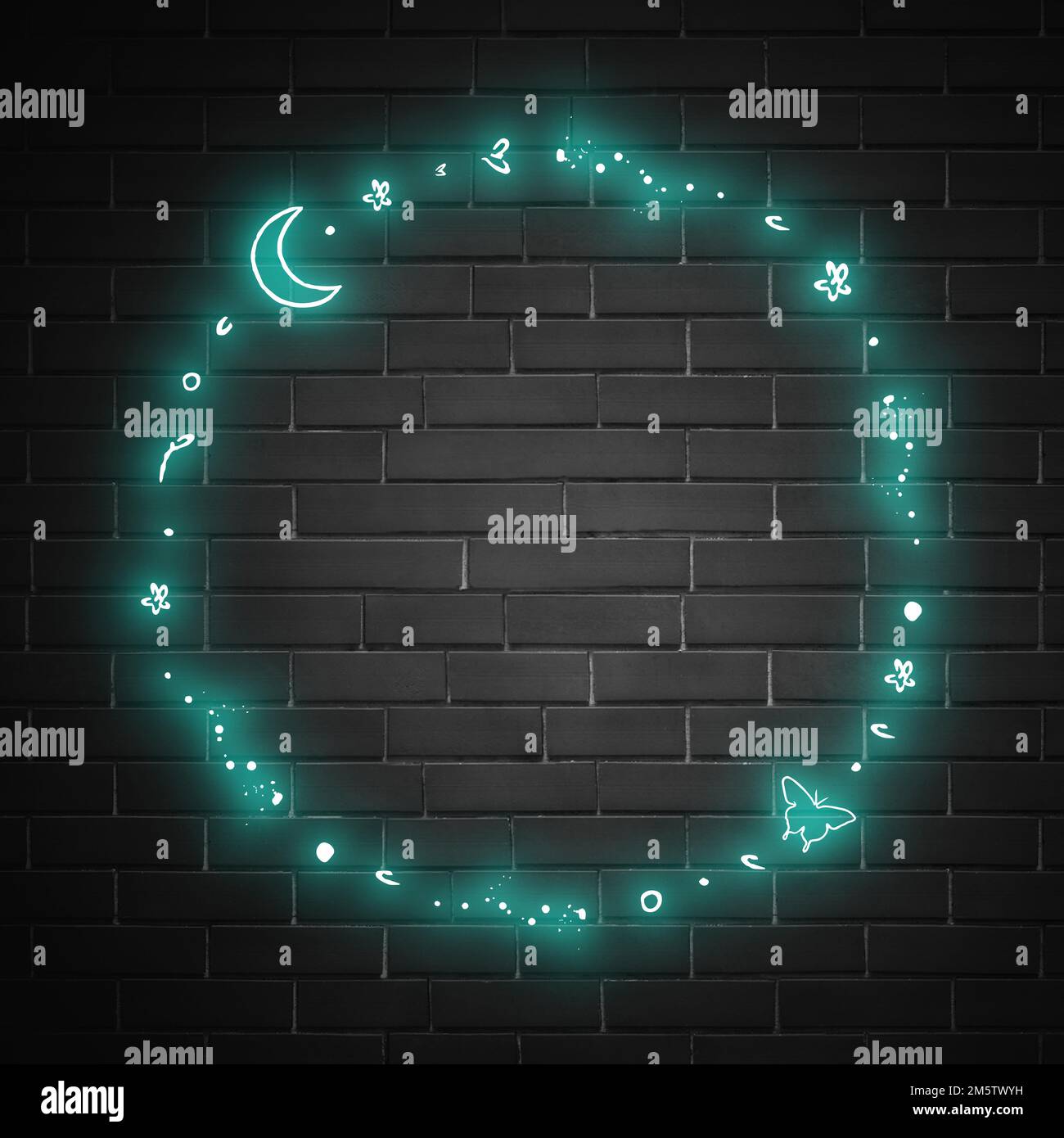 Vector neon frame planet glowing border Stock Vector Image & Art - Alamy