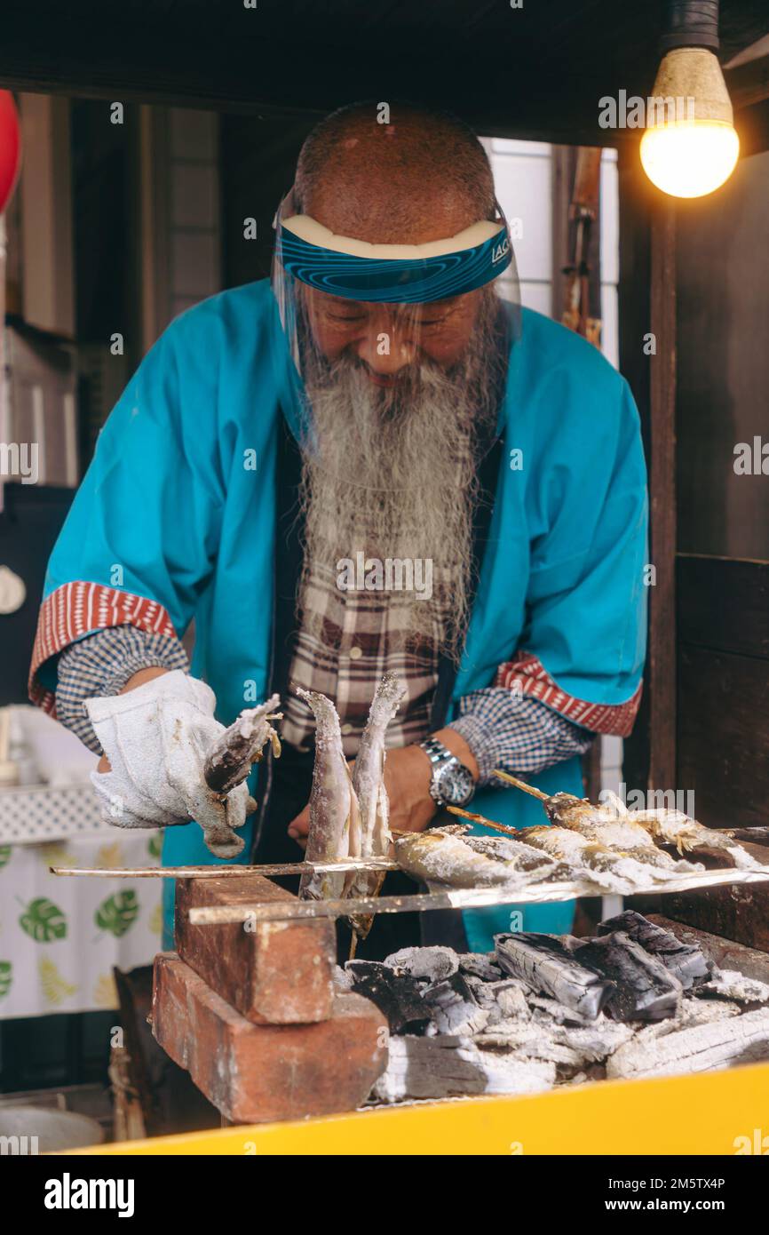 Bearded japanese man hi-res stock photography and images - Alamy