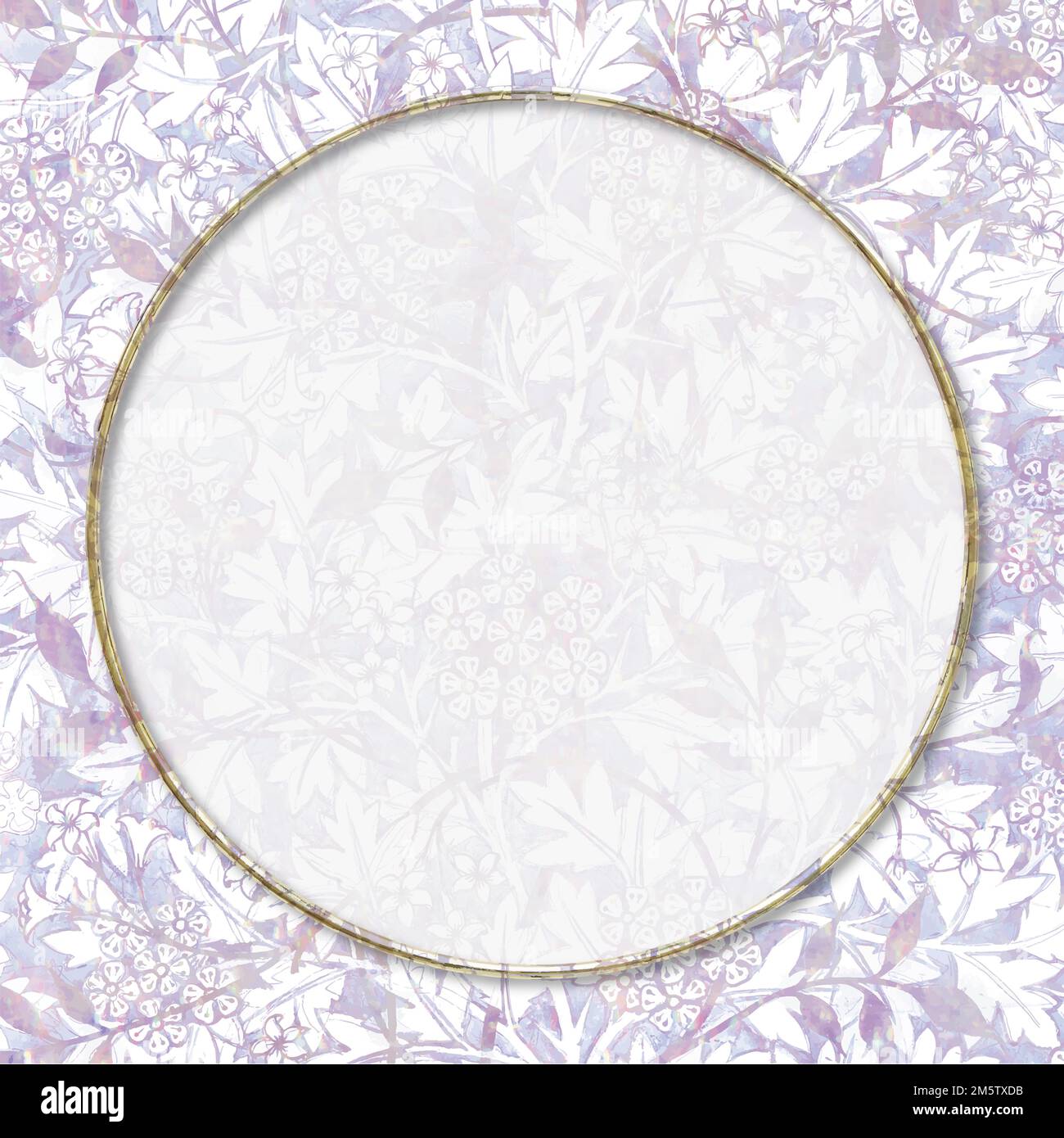 Vector pink pastel holographic frame remix from artwork by William ...