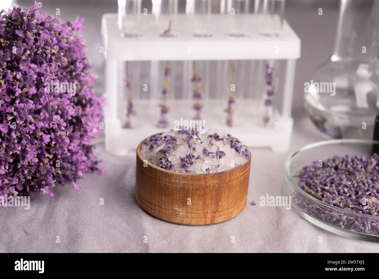Cosmetology lab flowers lavender hi-res stock photography and images ...