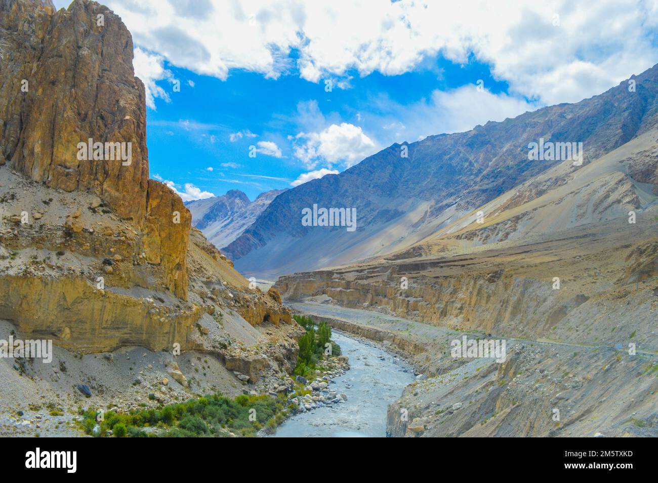 River in Dry Terrain Stock Photo - Alamy