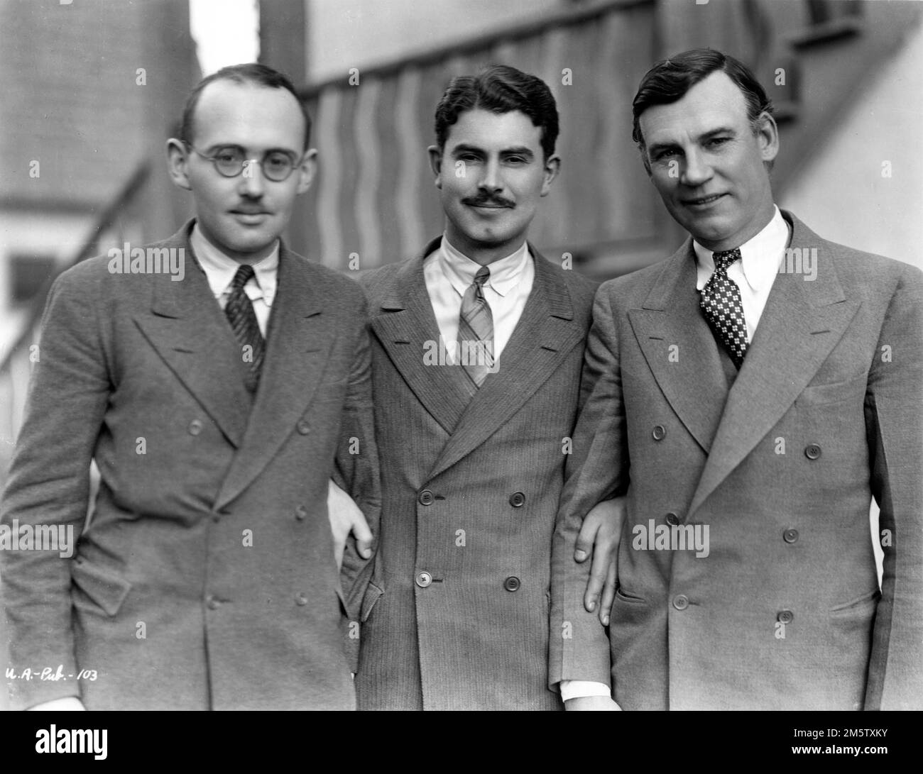 Writer STEPHEN VINCENT BENET Set Visitor ALISTER MacDONALD (son of ...