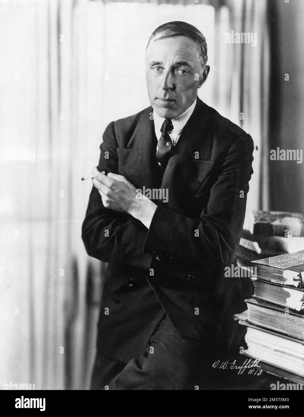 Director D.W. GRIFFITH 1928 Portrait publicity for United Artists Stock ...