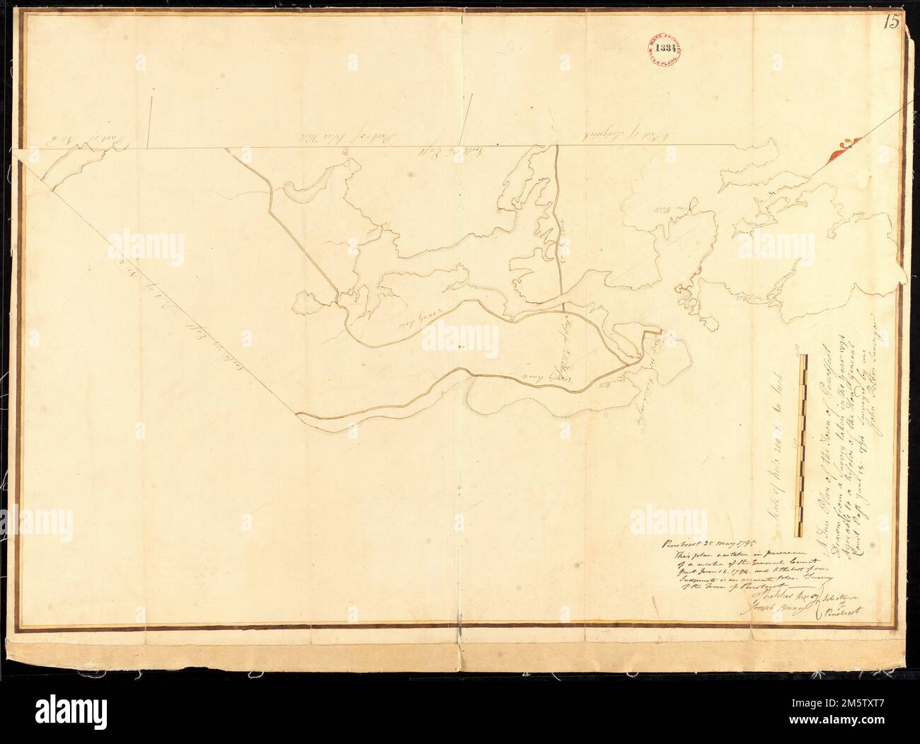 Penobscot map hi-res stock photography and images - Alamy