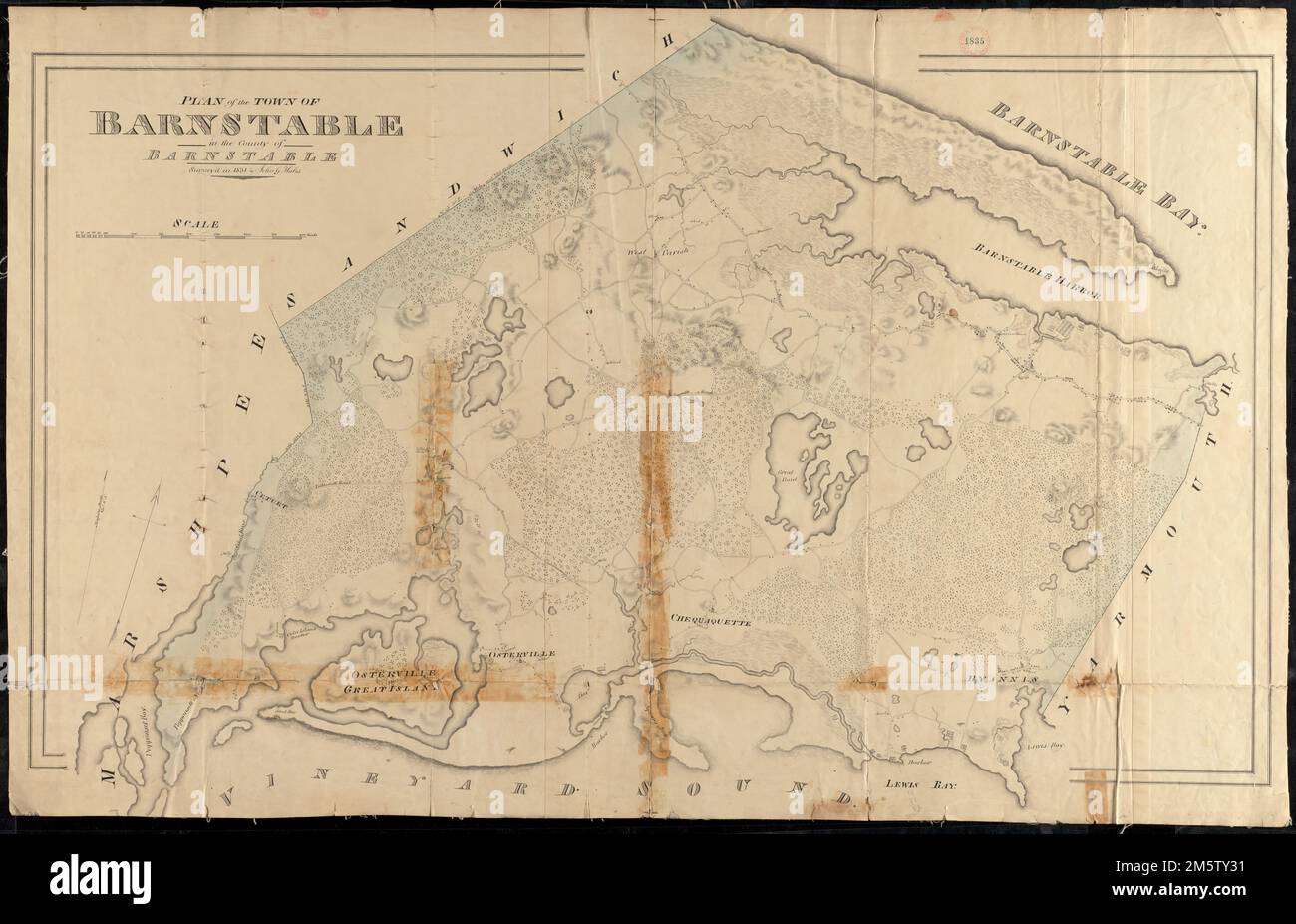 Barnstable county map hi-res stock photography and images - Alamy