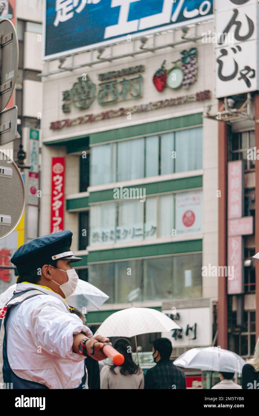 Tokyo traffic sign hi-res stock photography and images - Alamy