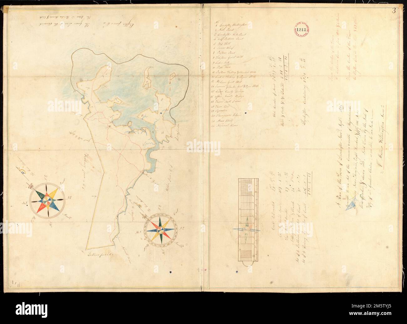 Plan of Dorchester made by Mather Withington, dated September, 1794 ...