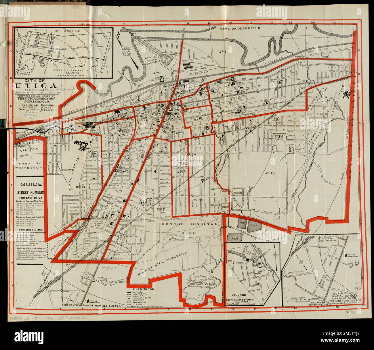 City Street Map Of Utica