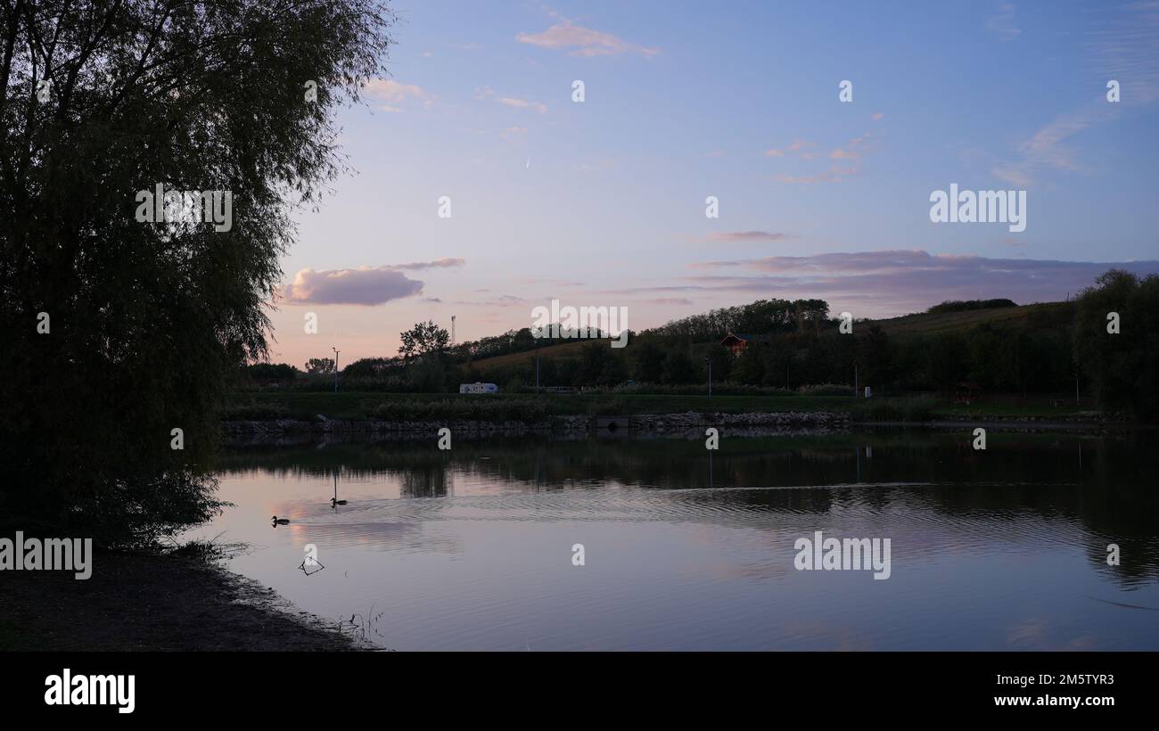 Nice view big blue lake hi-res stock photography and images - Alamy
