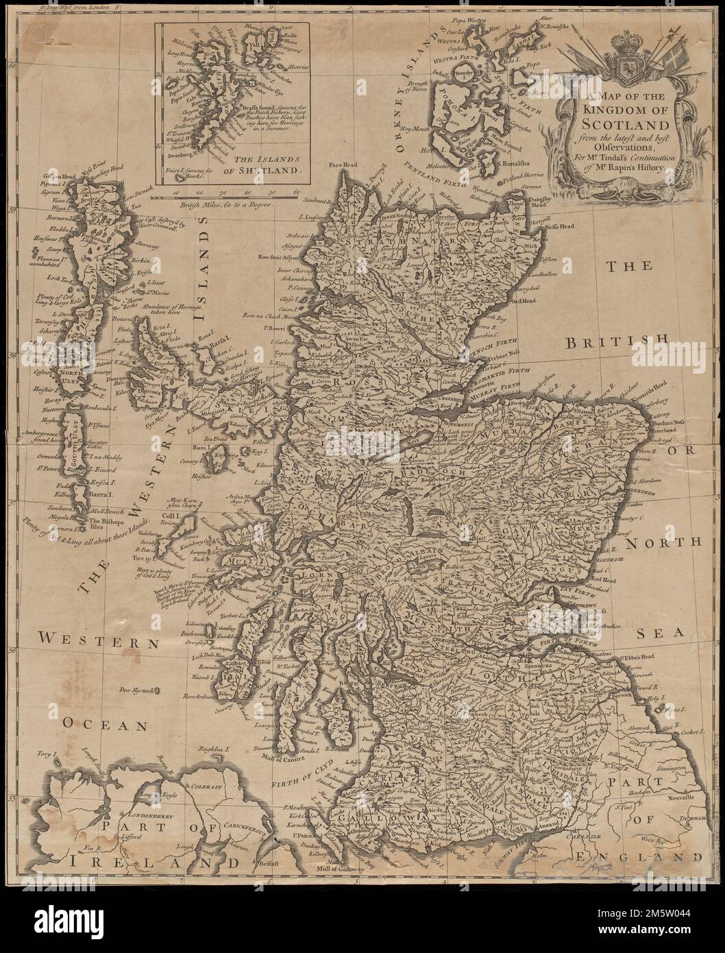 A map of the kingdom of Scotland from the latest and best observations ...