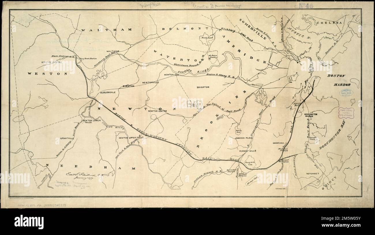 [Boston and Northwestern Junction Railroad]. Title supplied by ...