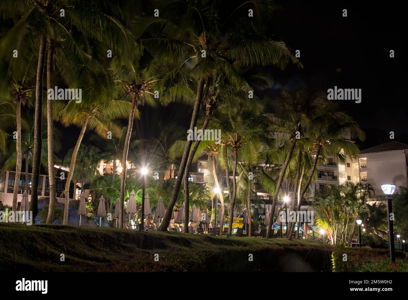 Perak, Malaysia. December 25,2022: Photographing night street scene ...